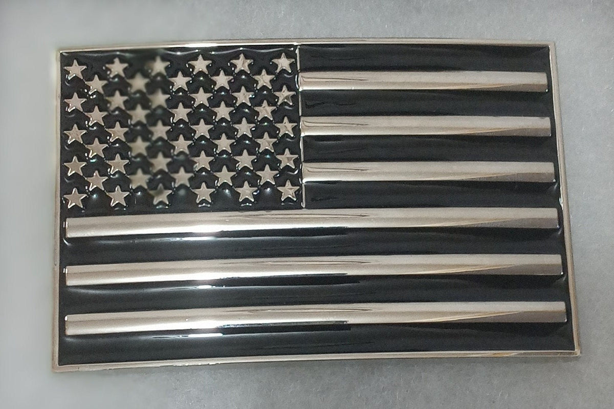 American Flag Belt Buckle Black Flag Belt Buckle – Lambert Leather